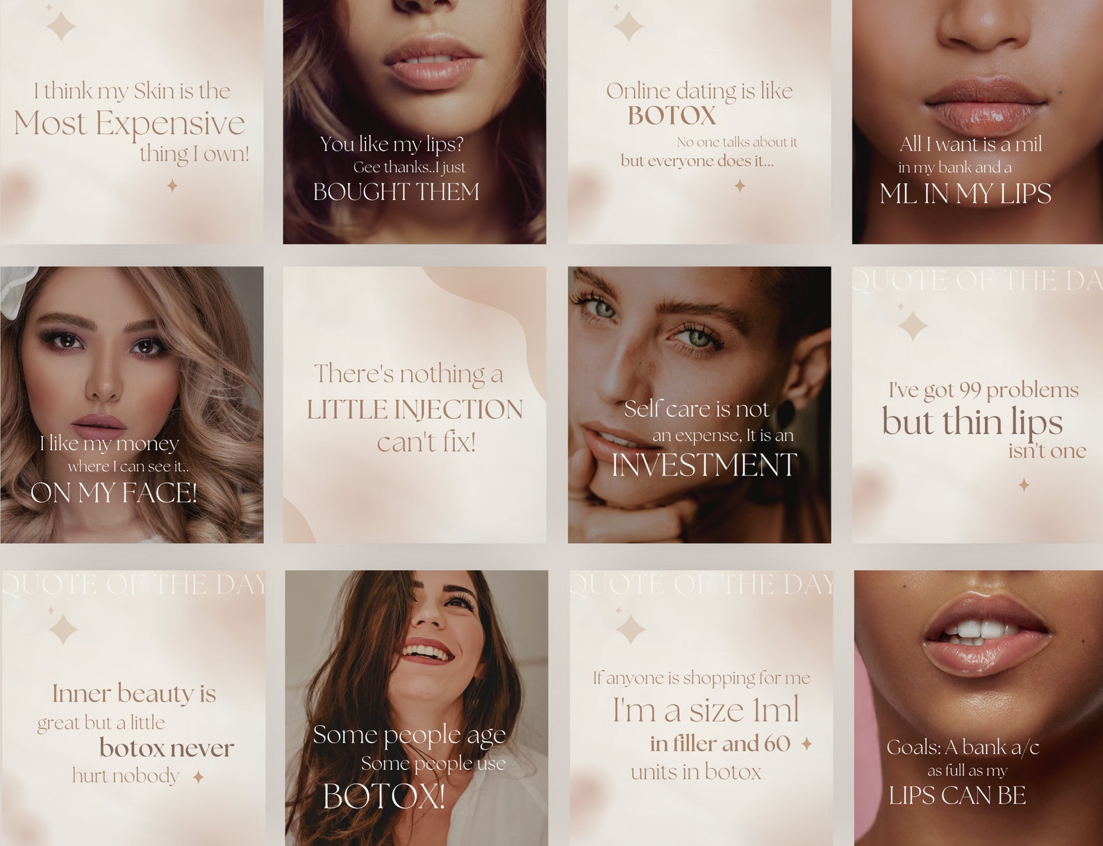 Botox and Filler Quotes, Nurse Injector Templates, Botox Templates ...