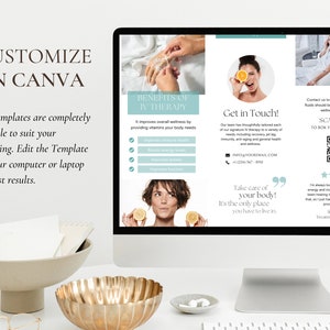 IV Therapy Trifold Brochure | Infusion Templates | Vitamin C Drip | IV ...