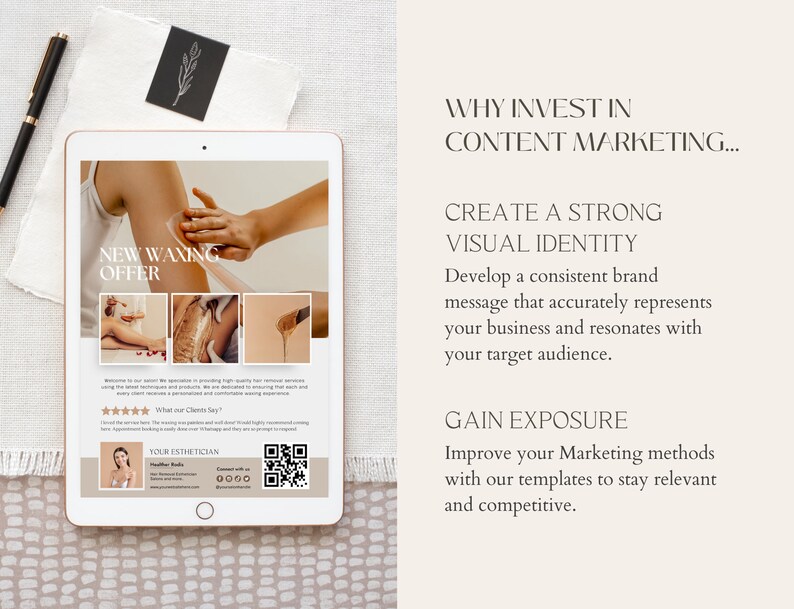 Waxing Flyer Templates Canva | Premium Luxury Flyers | Hair Removal ...