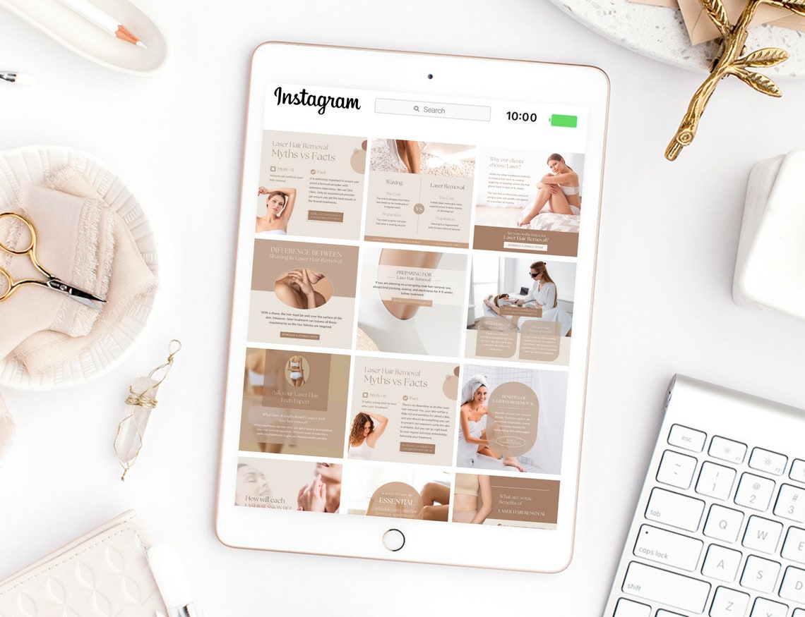 Premium Laser Hair Removal Posts Laser Hair Tech Skin Clinic - Etsy