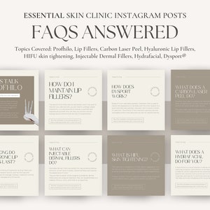 Botox and Filler Instagram Posts | Nurse Injector Instagram Templates ...