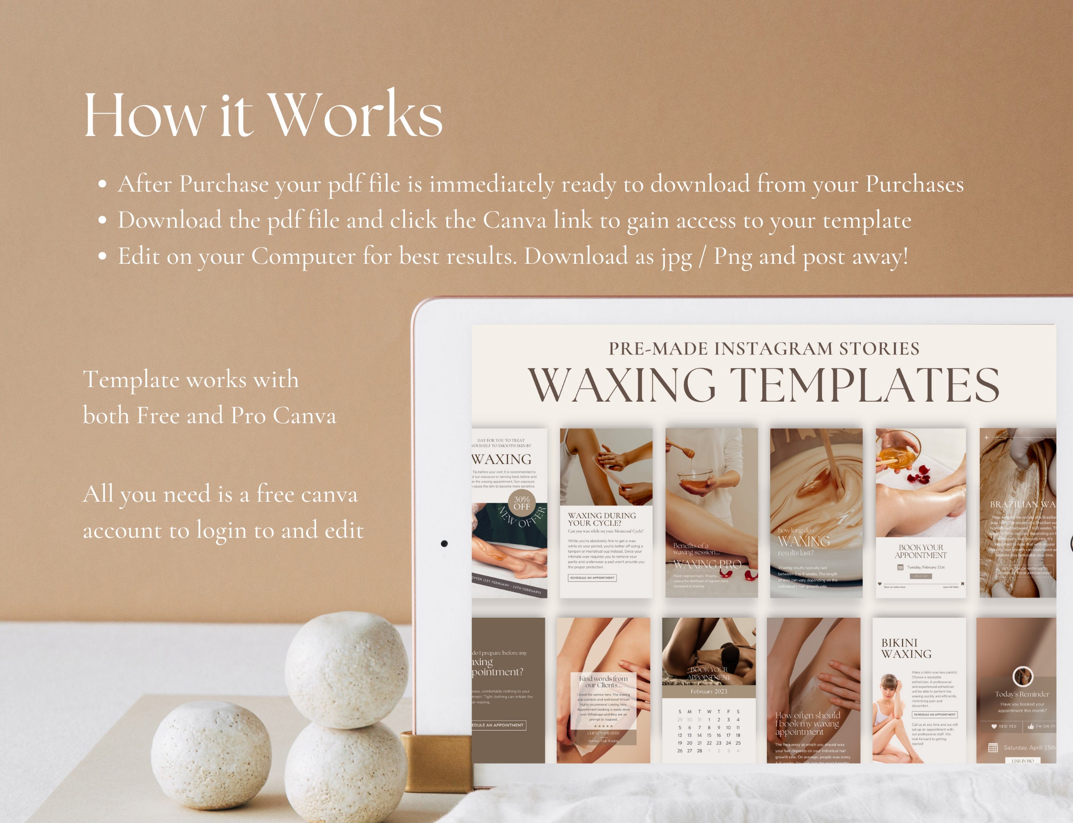 Waxing Instagram Templates | Waxing Instagram Stories | Waxing Flyer ...