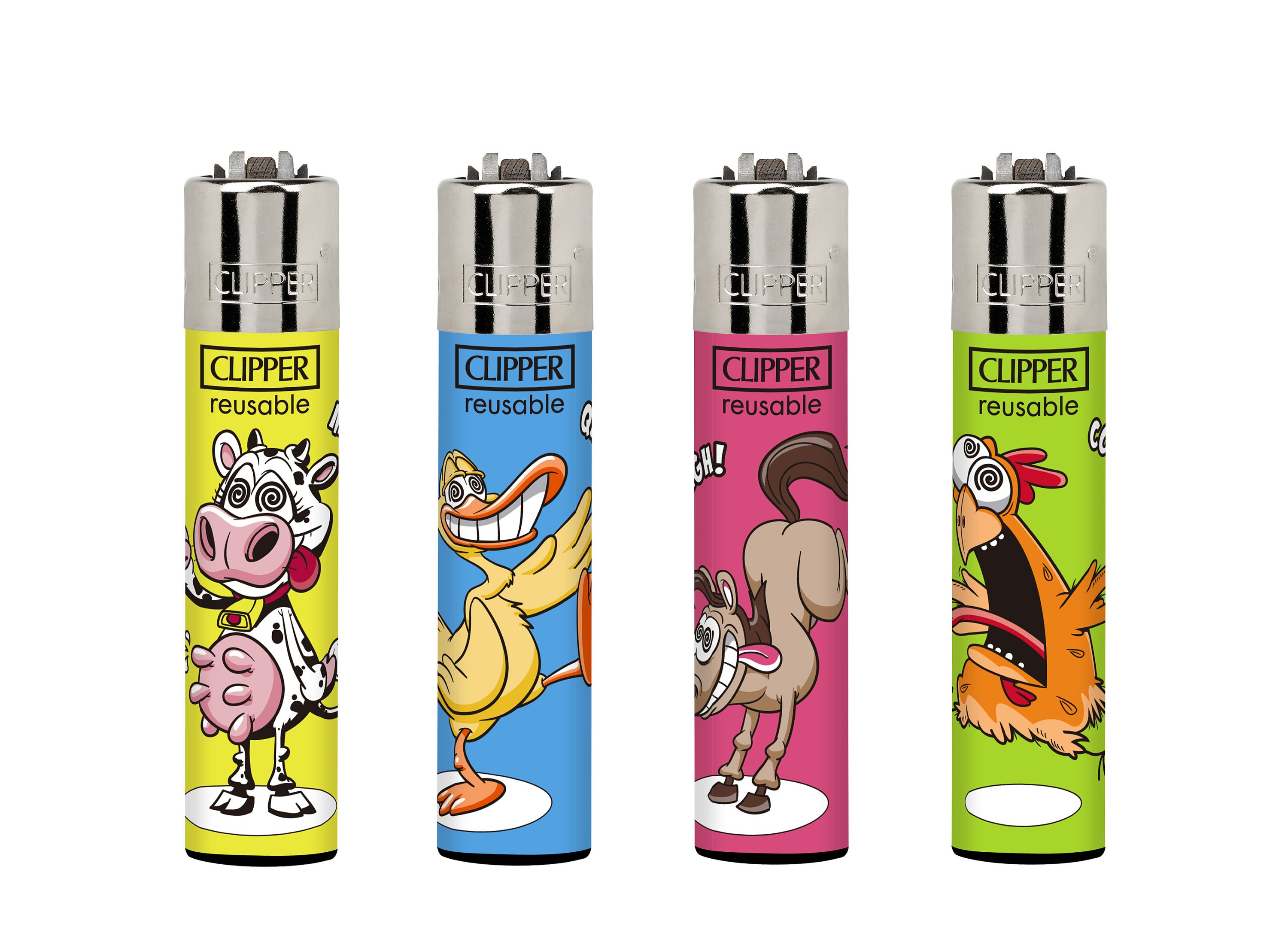 4 X Cool Rare Clipper Lighters Unique Funny Cool Clippers Lighter ...