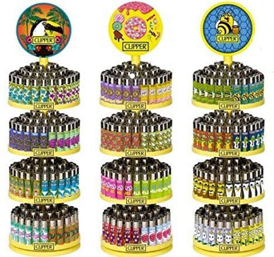 4 X ALL NEW DESIGNS Rare Clipper Lighters Unique Funny Cool Clippers ...