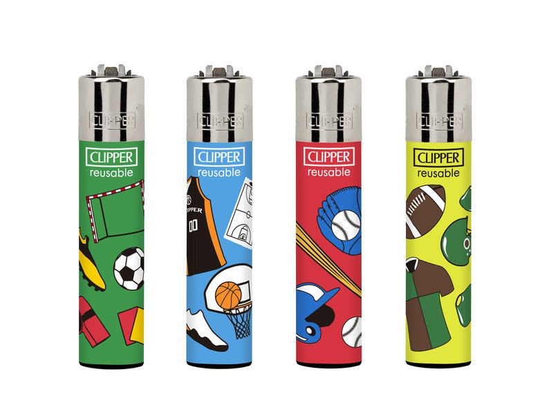 4 X Cool Rare Clipper Lighters Unique Funny Cool Clippers Lighter ...