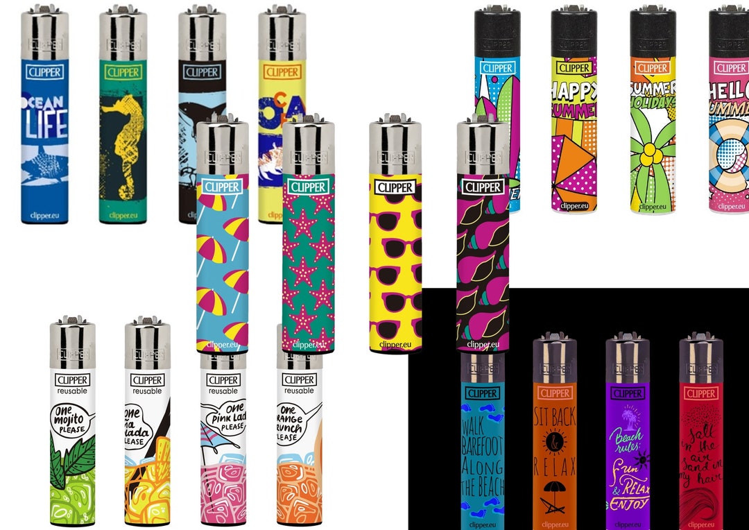 4 X Cool Rare Clipper Lighters Unique Funny Cool Clippers Lighter ...