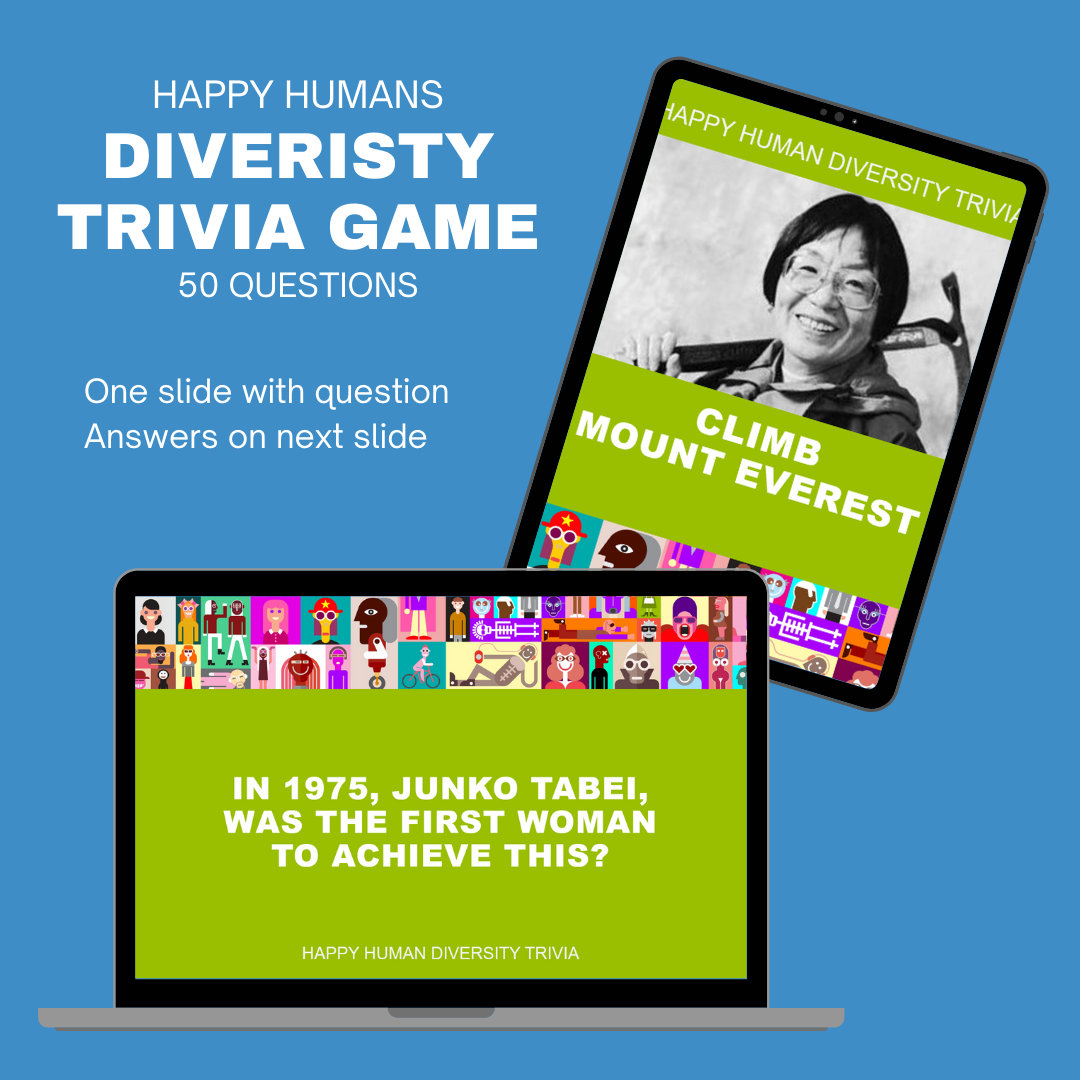 Happy Human Diversity Trivia Game With 50 Questions About LGBTQ Womens ...