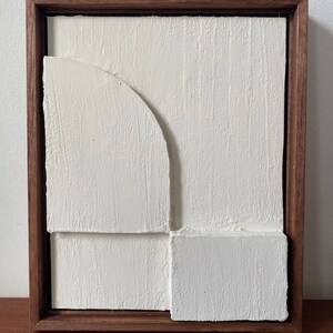 Abstract Art Plaster Art 3D Handmade Framed - Etsy