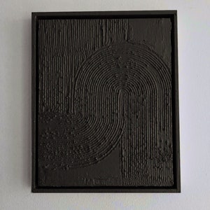 Abstract Art Plaster Art 3D Handmade Framed - Etsy