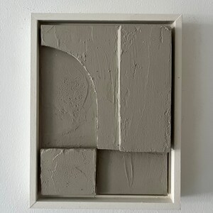 Abstract Art Plaster Art 3D Handmade Framed - Etsy