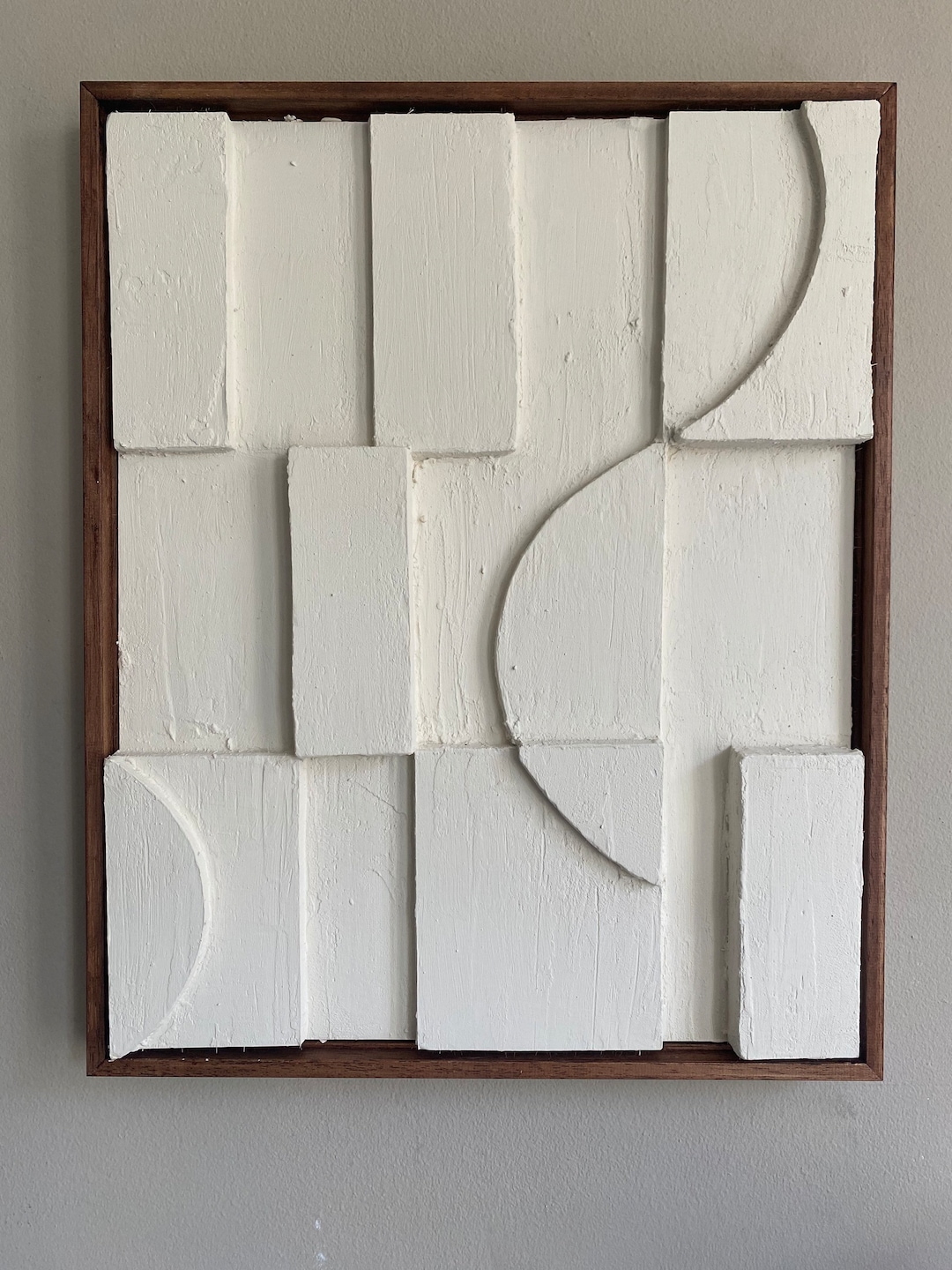 Abstract Plaster Art 3d Framed - Etsy