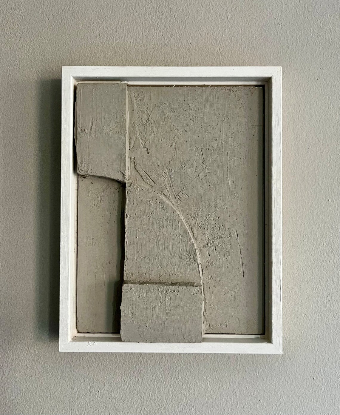 Abstract Art Plaster Art 3D Handmade Framed - Etsy
