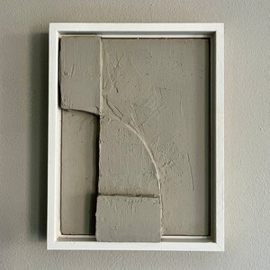 Abstract Art Plaster Art 3D Handmade Framed - Etsy