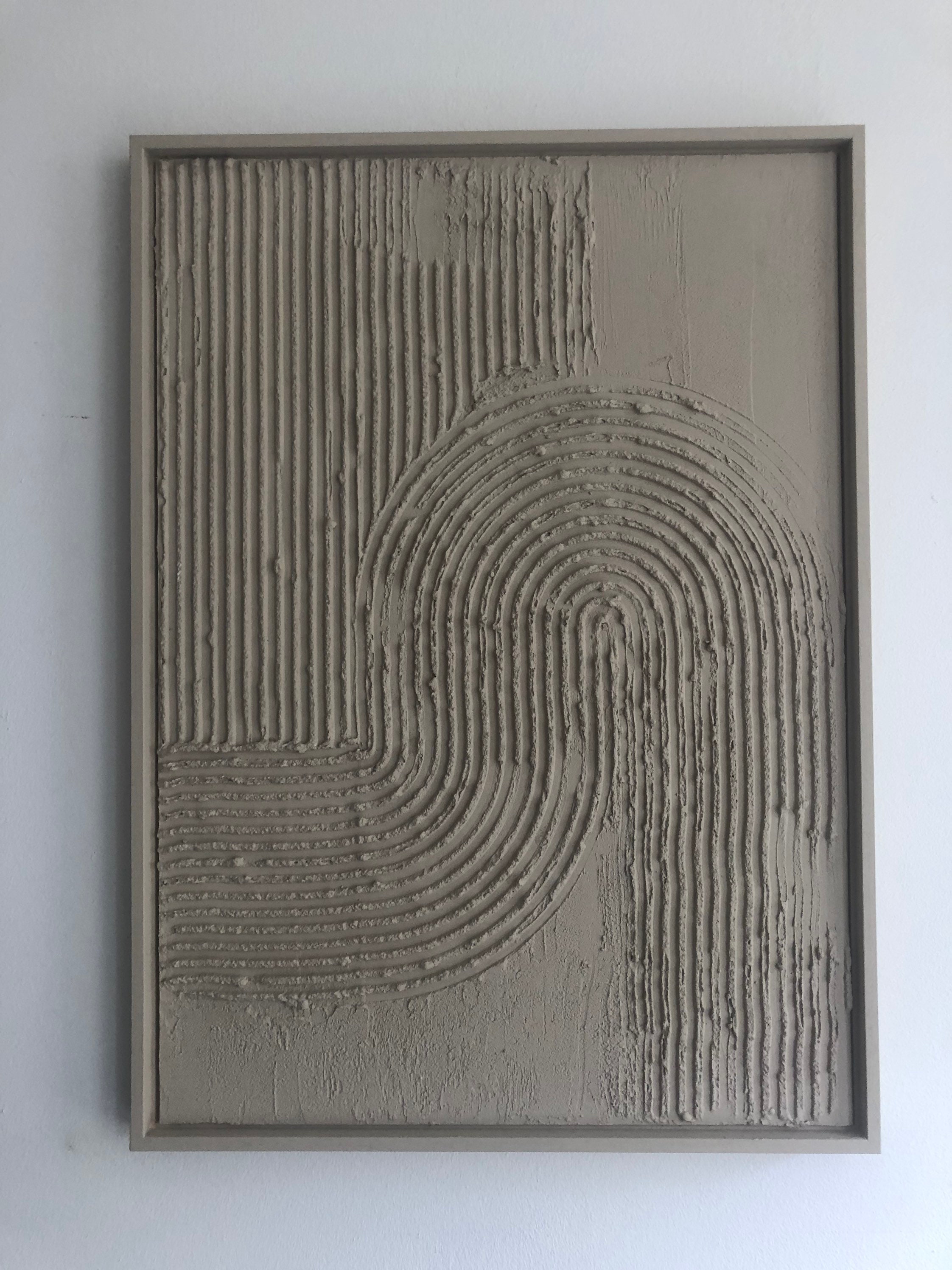 Abstract Art Plaster Art 3D Handmade Framed - Etsy Australia