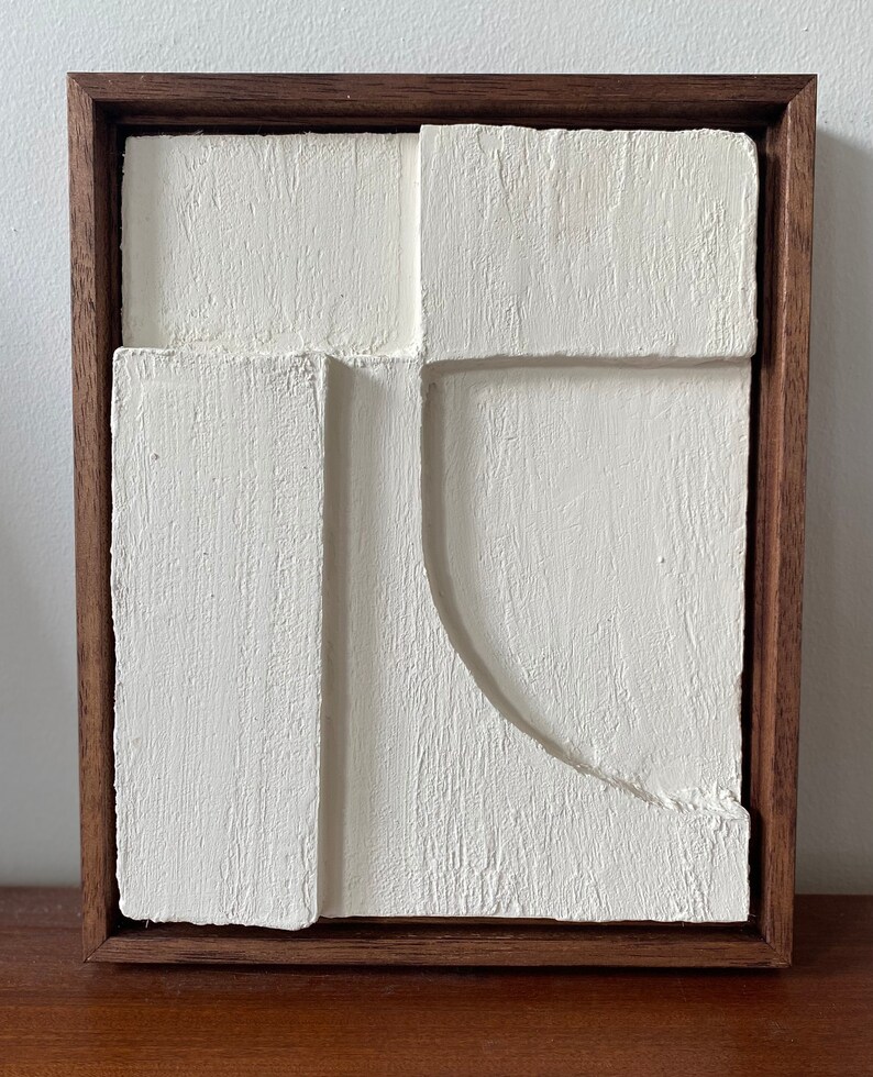 Abstract Art Plaster Art 3D Handmade Framed - Etsy