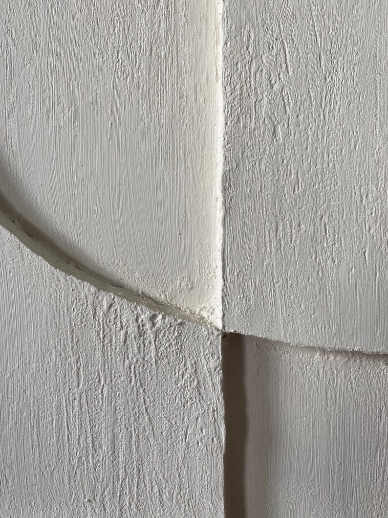 Abstract Art Plaster Art 3D Handmade Framed - Etsy