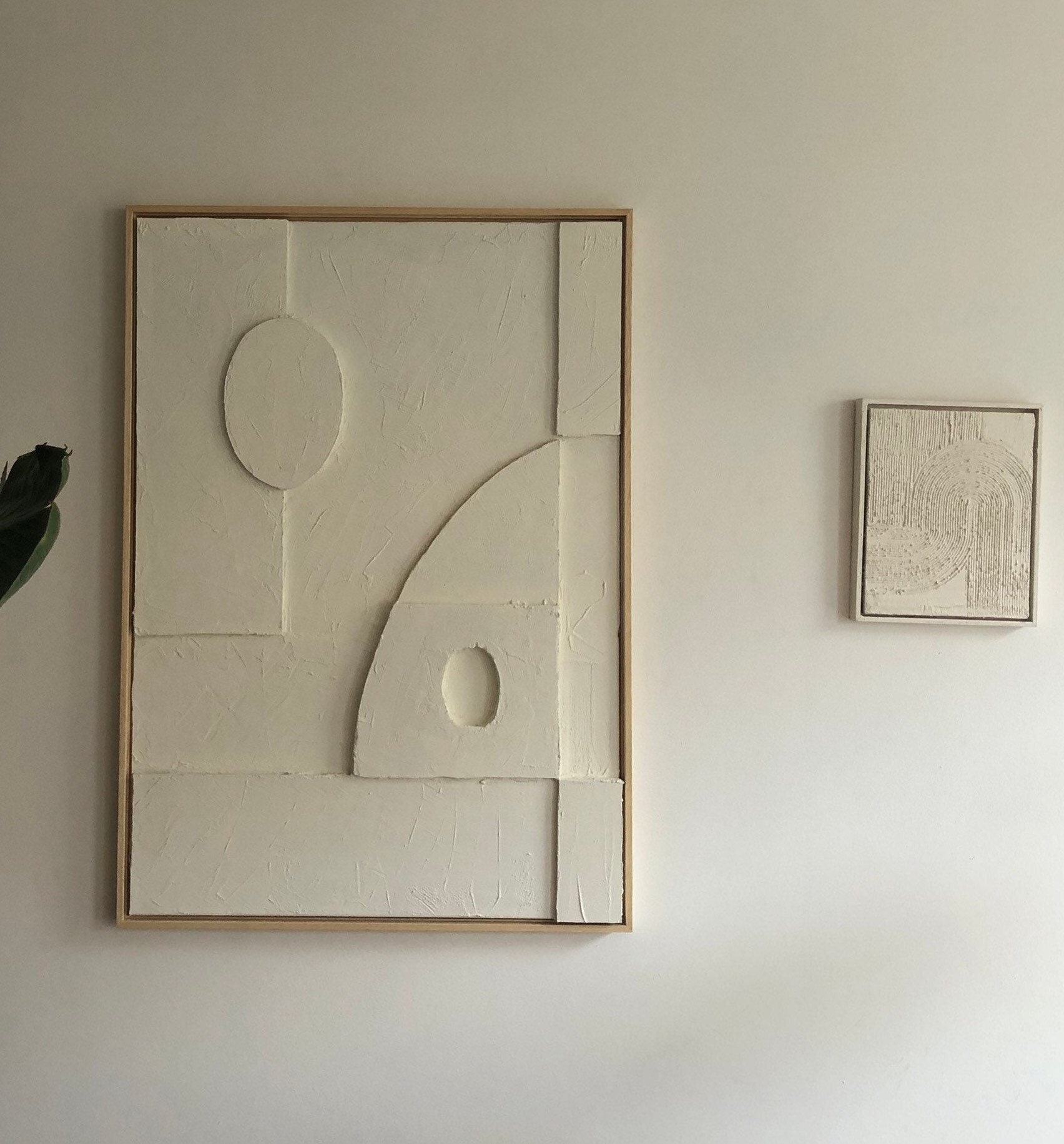 Abstract Plaster Sculptures