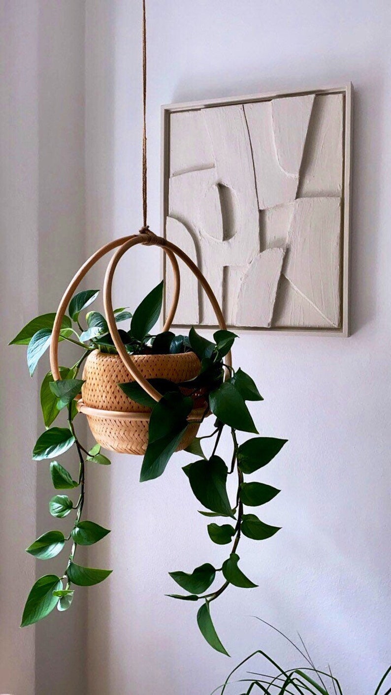 Plaster Art 3d Abstract Relief Minimalistic | Etsy