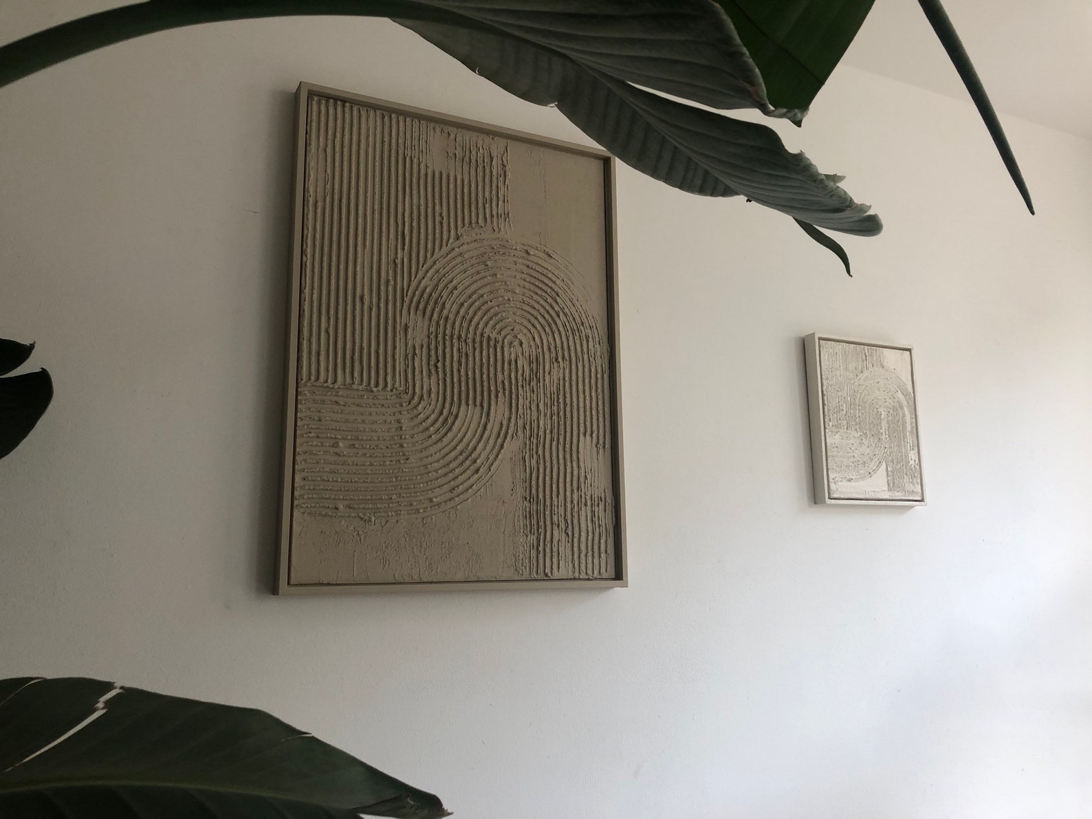 Abstract Art Plaster Art 3D Handmade Framed - Etsy