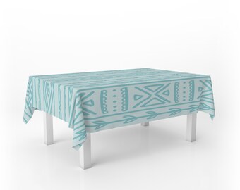 Turquoise Tablecloth - Etsy