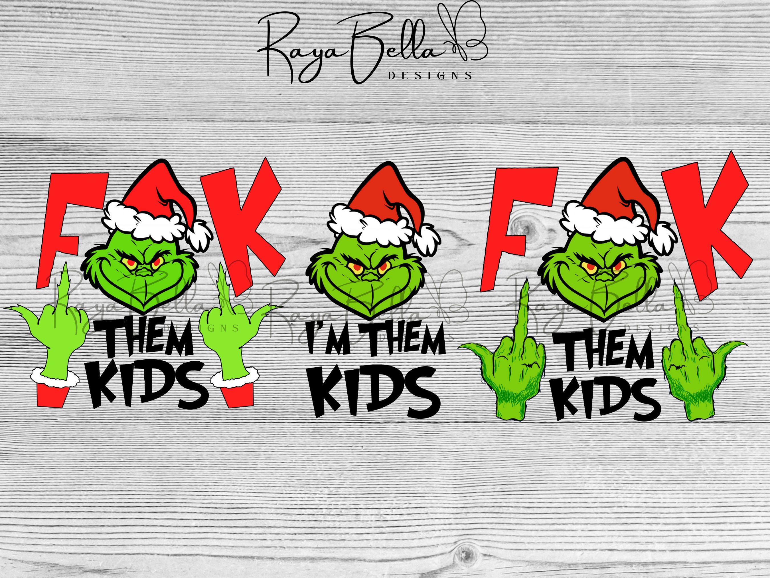 Grinch Baby PNG Format Grinch Baby Christmas The Grinch Fu*k Them Kids ...