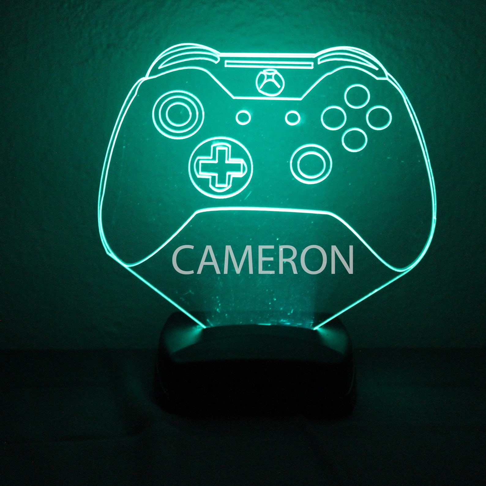 Personalised 3D Led XBOX Controller Gaming Night Light | Etsy