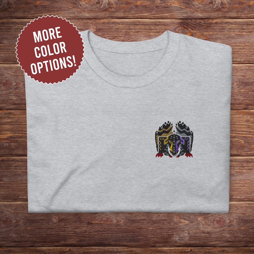 Chaotic Gore Magala Inspired T-shirt Embroidery | Monster Hunter Merch ...