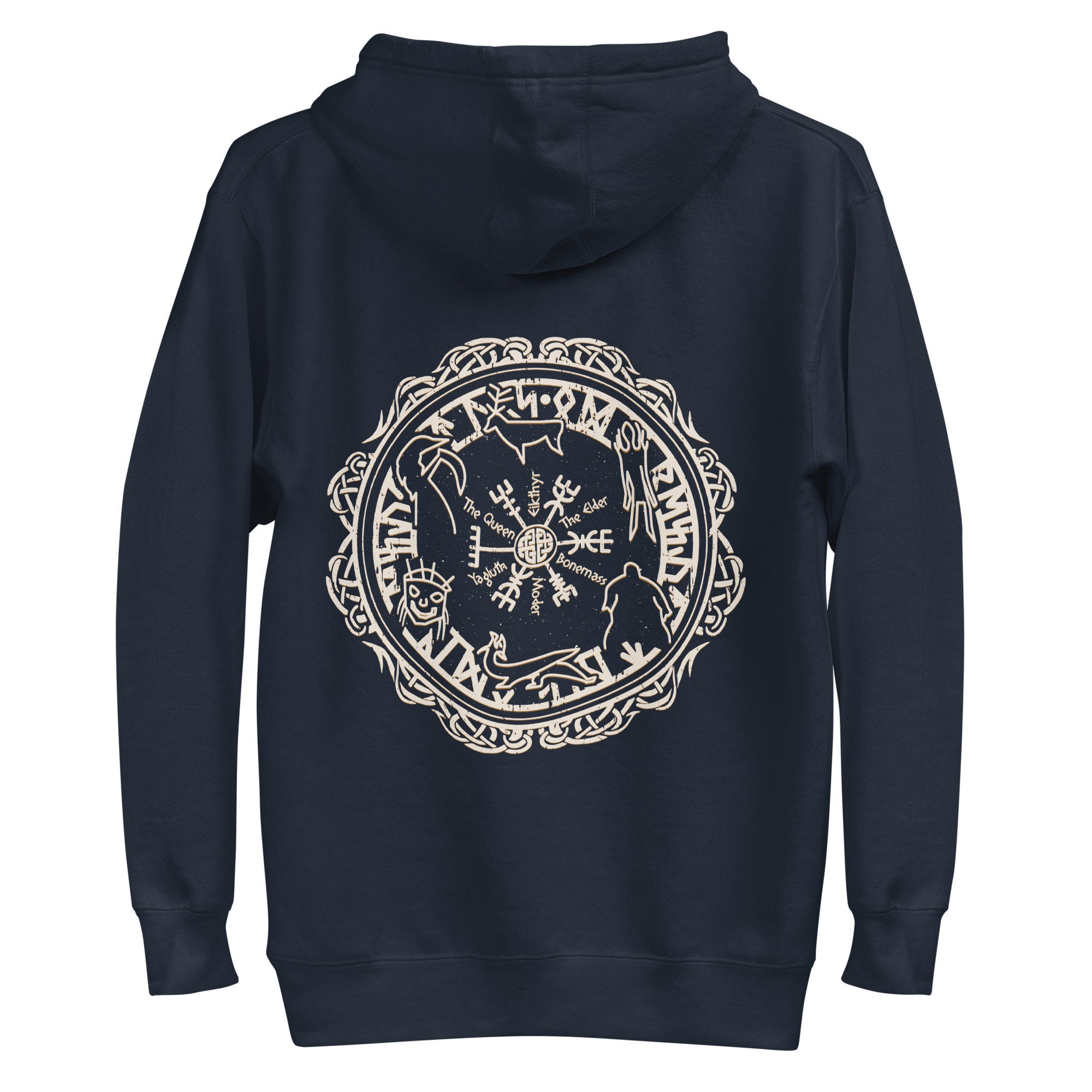 Valheim 6 Bosses Print Unisex Hoodie Back-print - Etsy