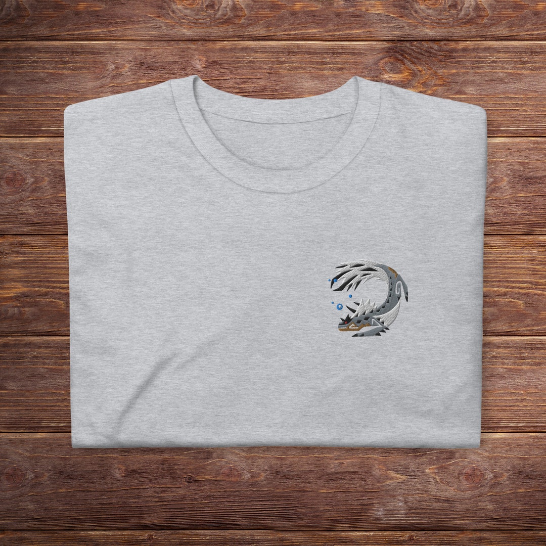 Monster Hunter Tobi-kadachi Inspired T-shirt, Tobi Kadachi Embroidery ...