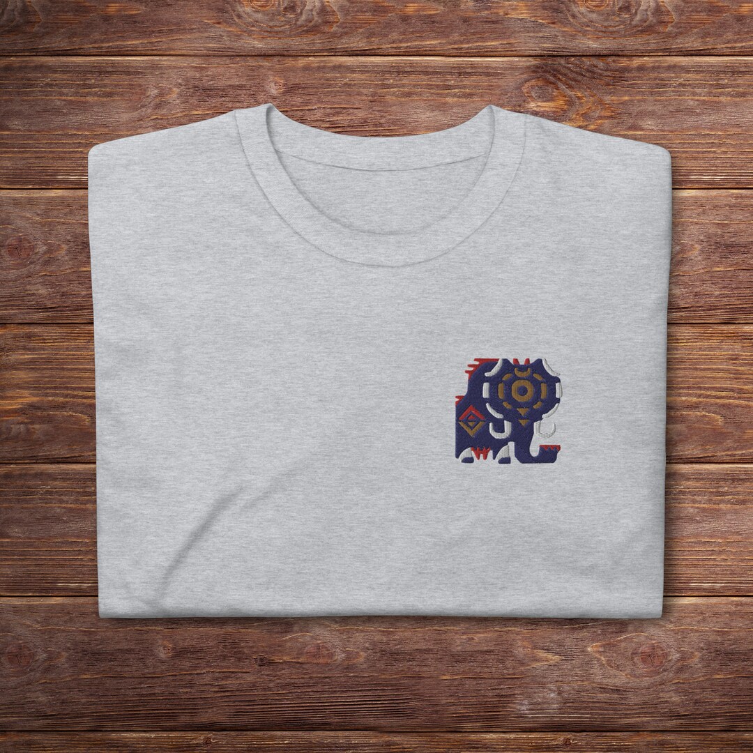 Monster Hunter Gammoth Inspired T-shirt, Gammoth Icon Embroidery Shirt ...