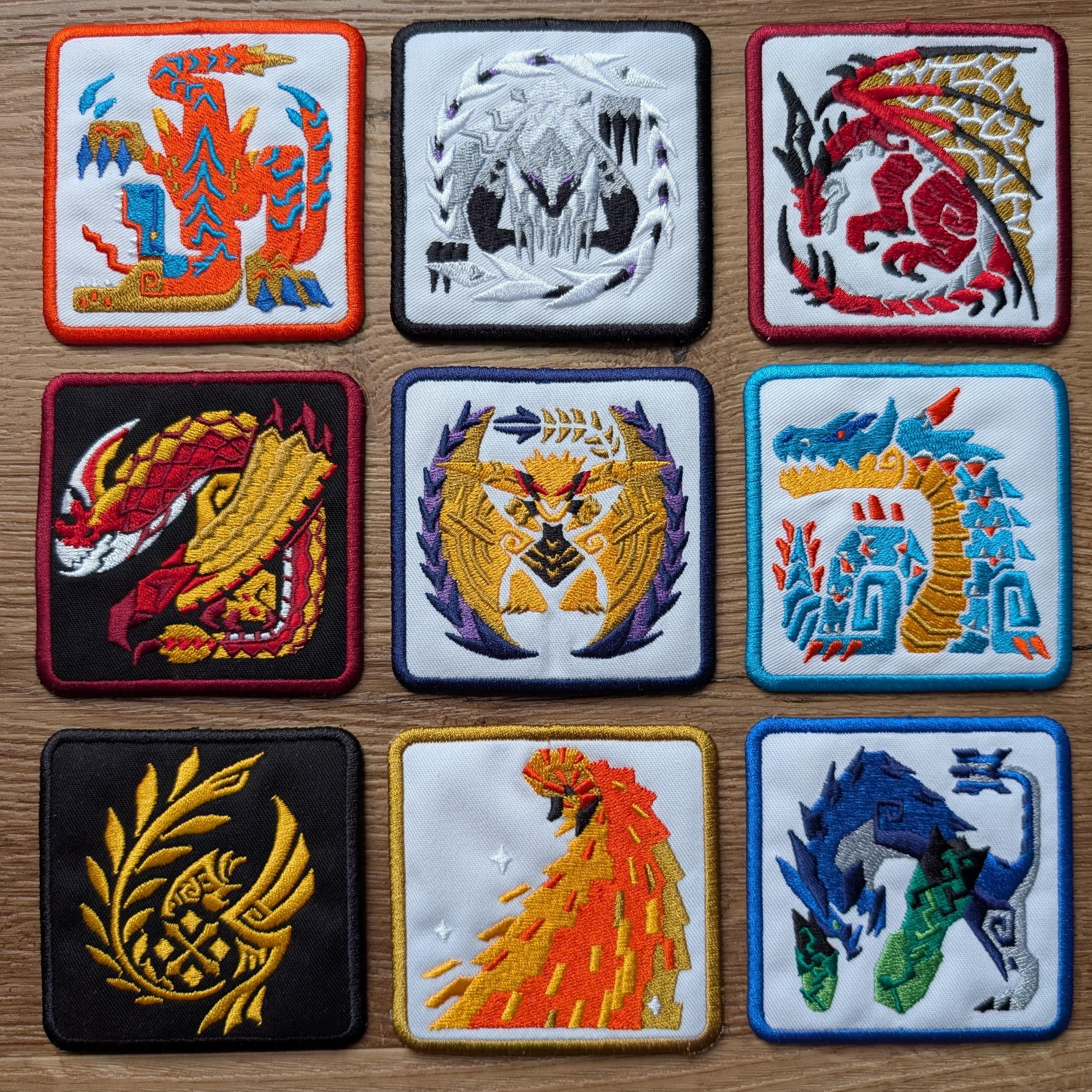 Monster Hunter Embroidered Patch, Customized Monster Icon - Etsy
