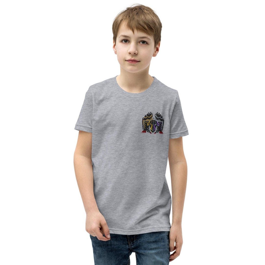 Chaotic Gore Magala Inspired Embroidery Youth T-shirt, Unisex Shirt ...