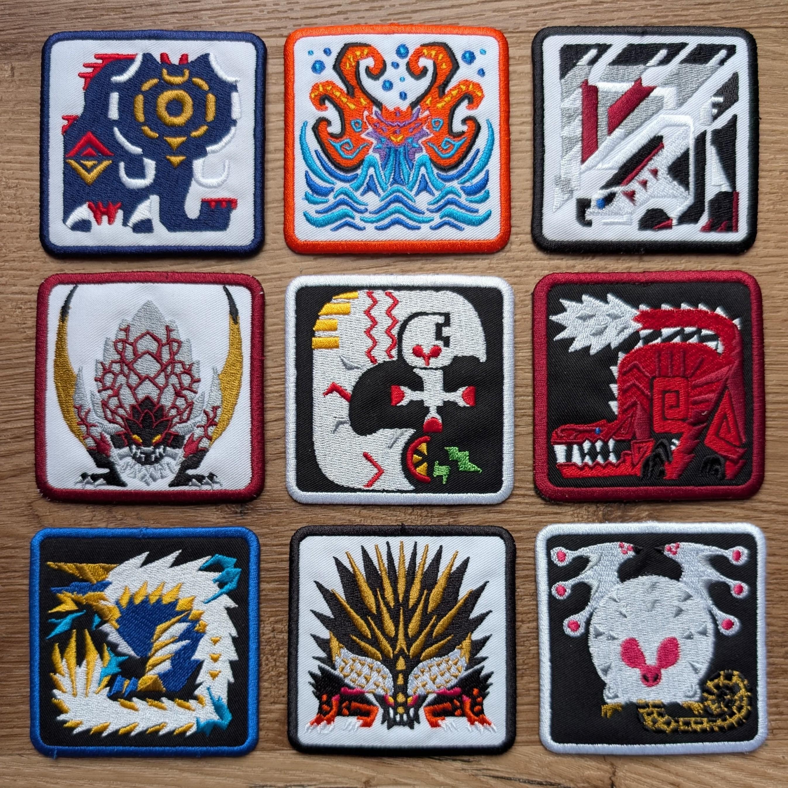 Monster Hunter Embroidered Patch, Customized Monster Icon - Etsy