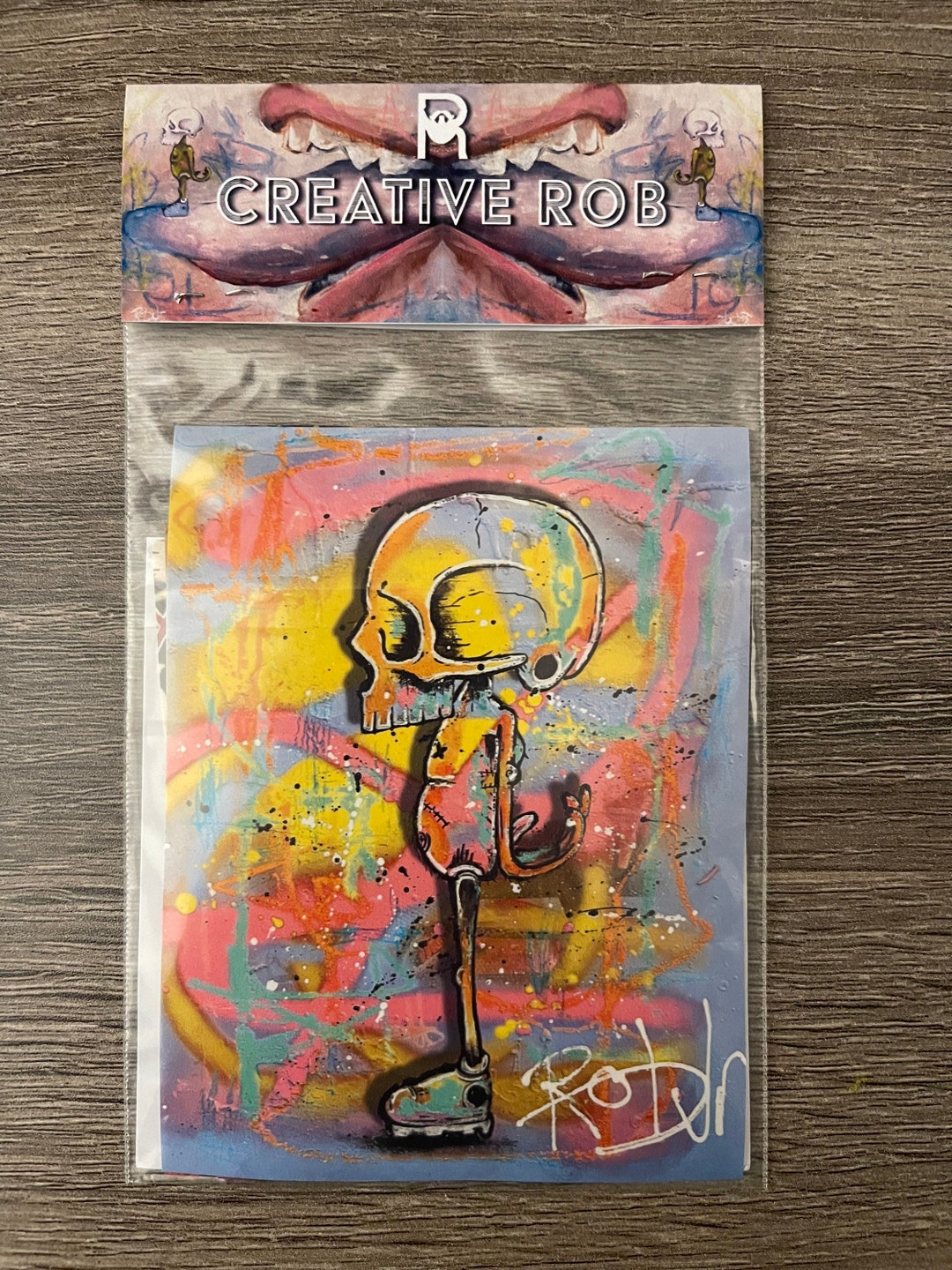 Artist Sticker Pack With Signed Print, 5 Stickers and 1 Print. Art ...