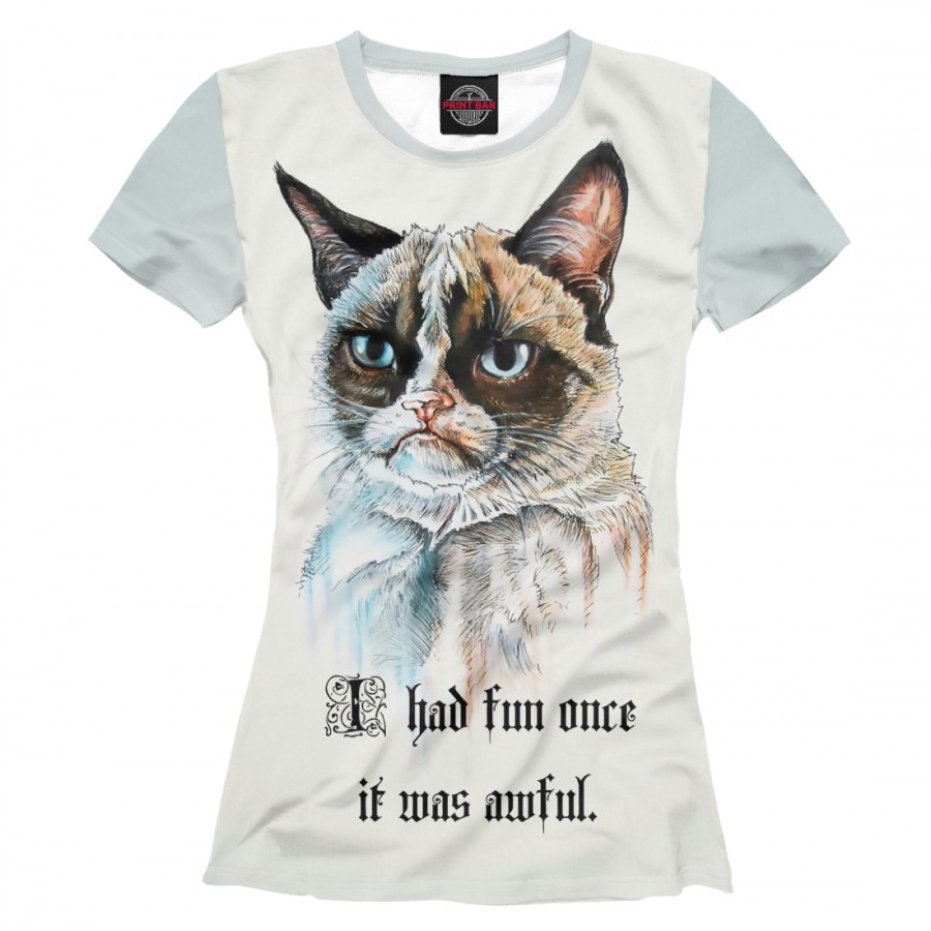Grumpy Cat Meme T-Shirt Men's Women's All Sizes | Etsy