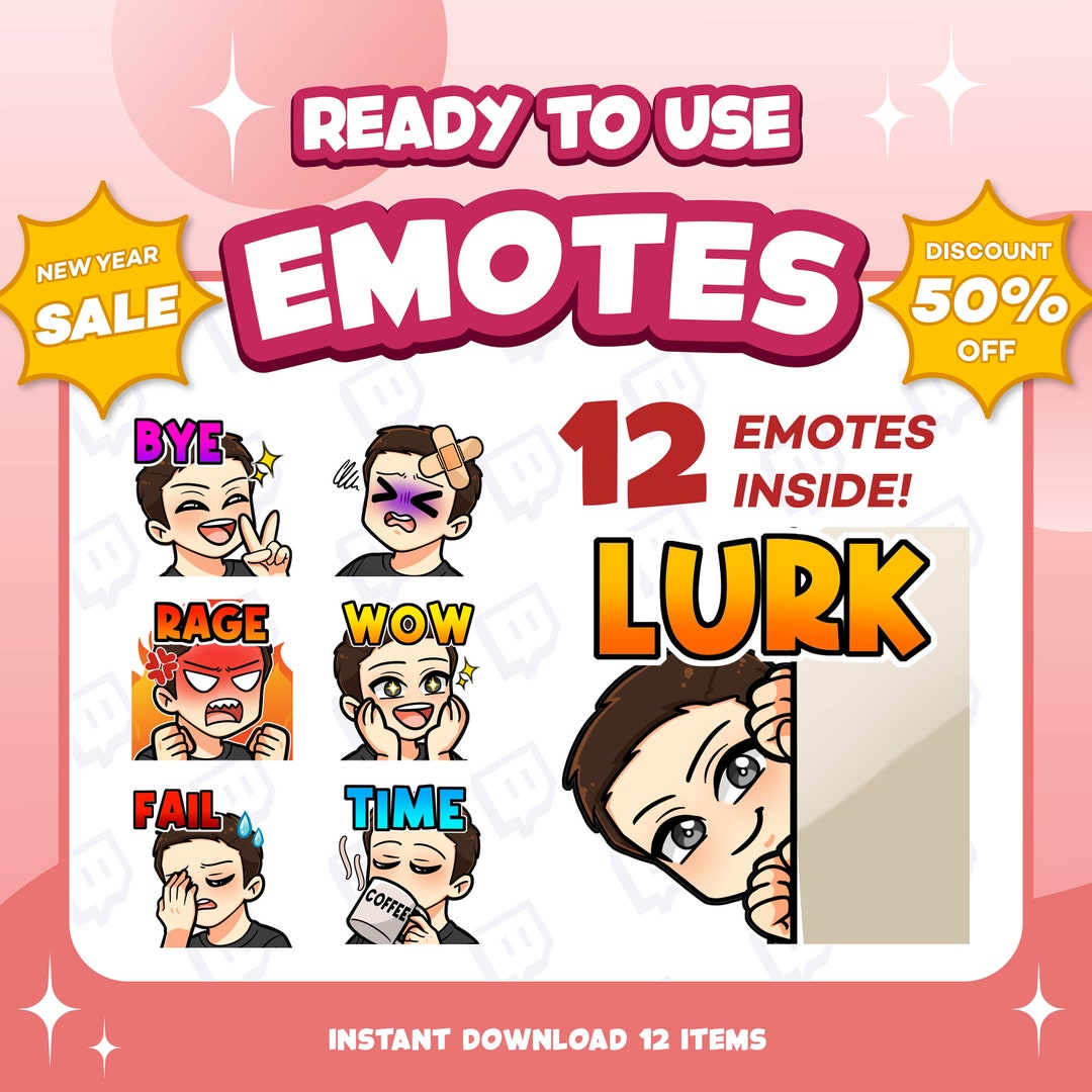 Twitch Emote Sub Emotes Brunette Boy, Handsome Brown Hair Guy, Stylish ...
