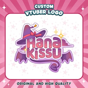 Custom Vtuber Logo | Pngtuber | Panel Twitch | Kawaii Anime Mascot ...