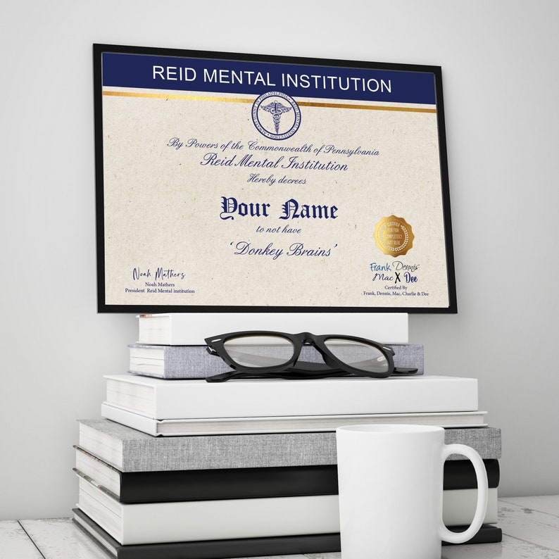 Its Always Sunny in Philadelphia Personalised Donkey Brains - Etsy