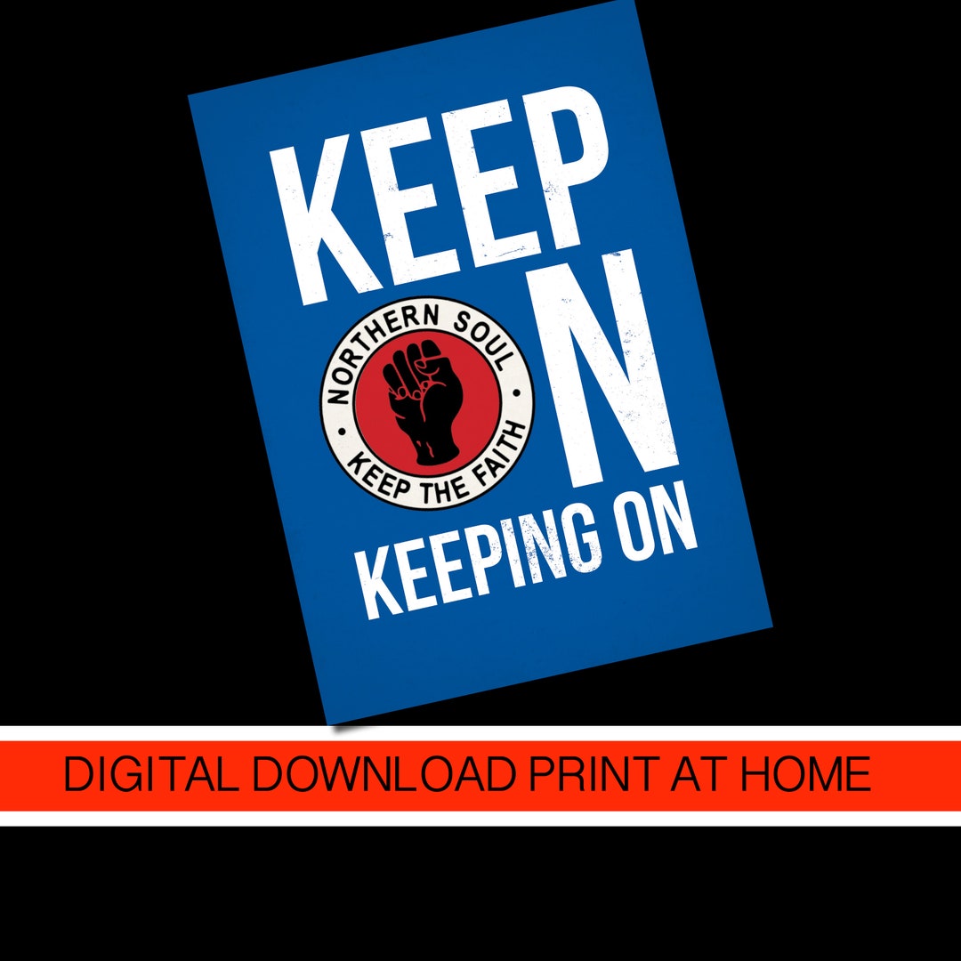 Northern Soul Digital Art Digital Download Art Print at Home Printable ...
