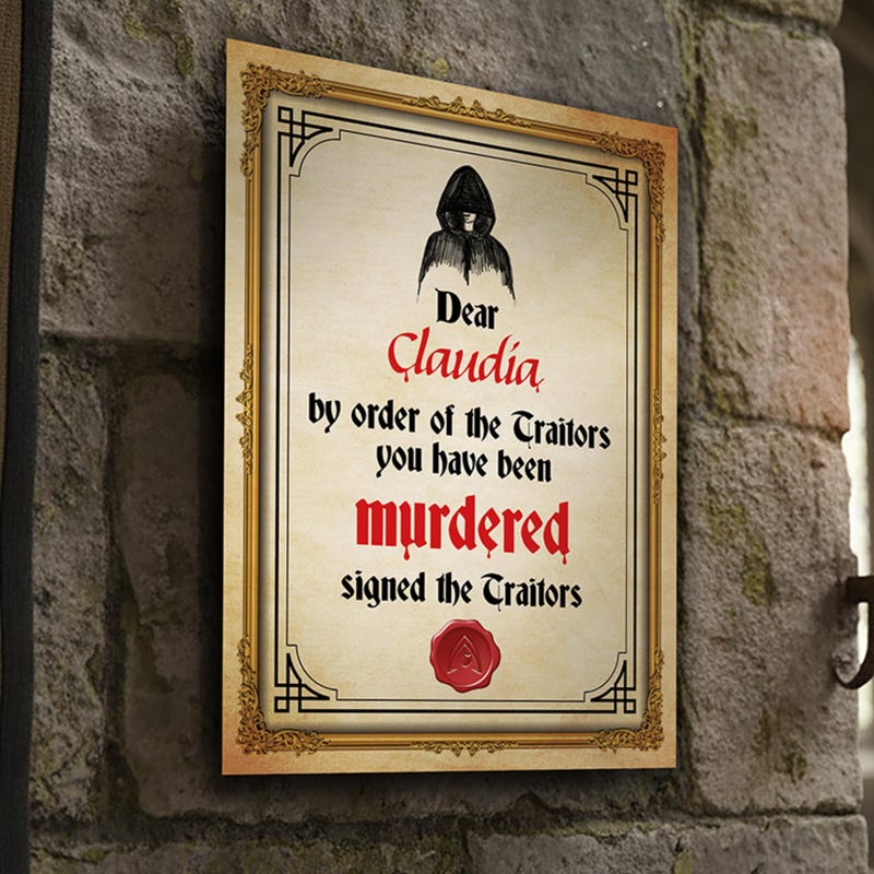 Traitors Wall Art - Etsy UK