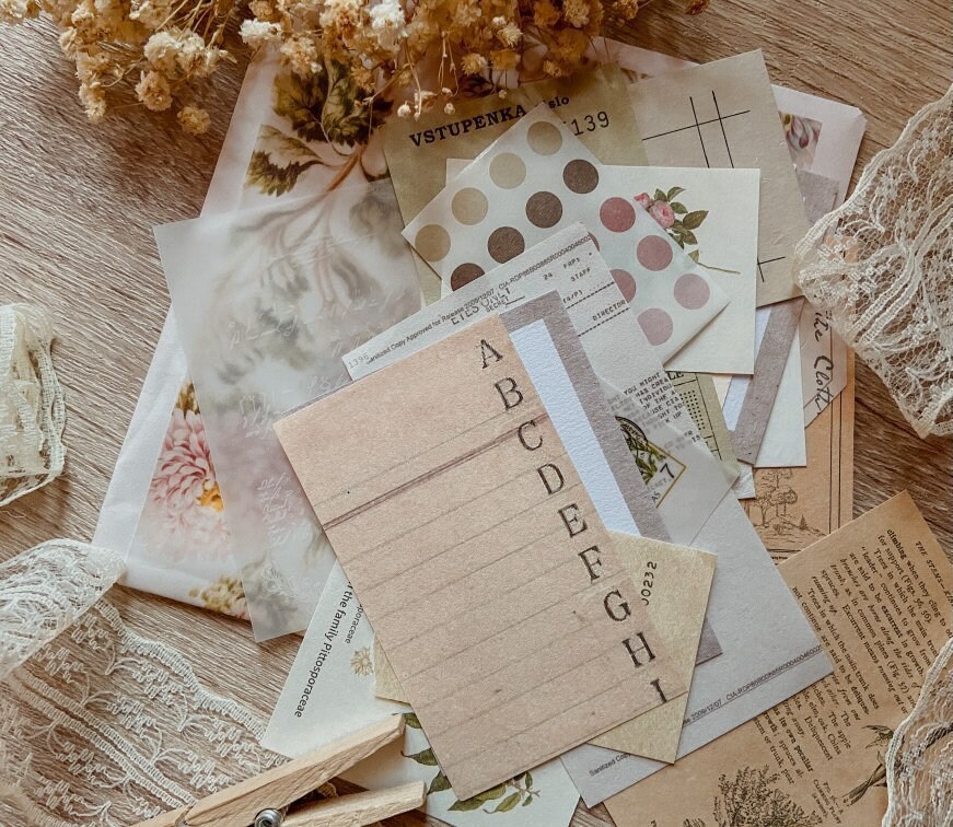 Ephemera FLOWERS Ephemera Pack Floral Ephemera Pack Junk - Etsy