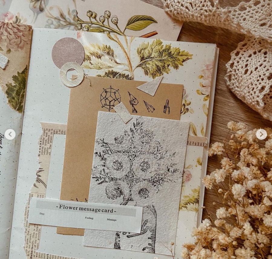 Ephemera FLOWERS Ephemera Pack Floral Ephemera Pack Junk - Etsy