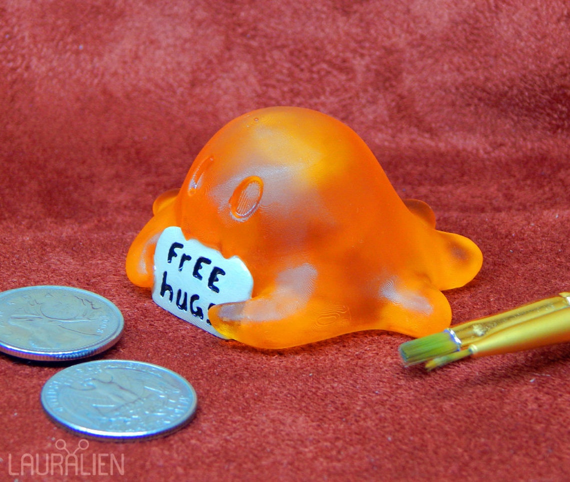 SCP 999 Tickle Slime Handpainted 3D Printed Figurine | Etsy