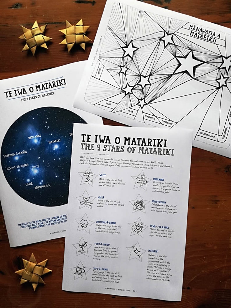 Matariki Activity Book - Crafts, Music, Games, Recipes, Posters ...