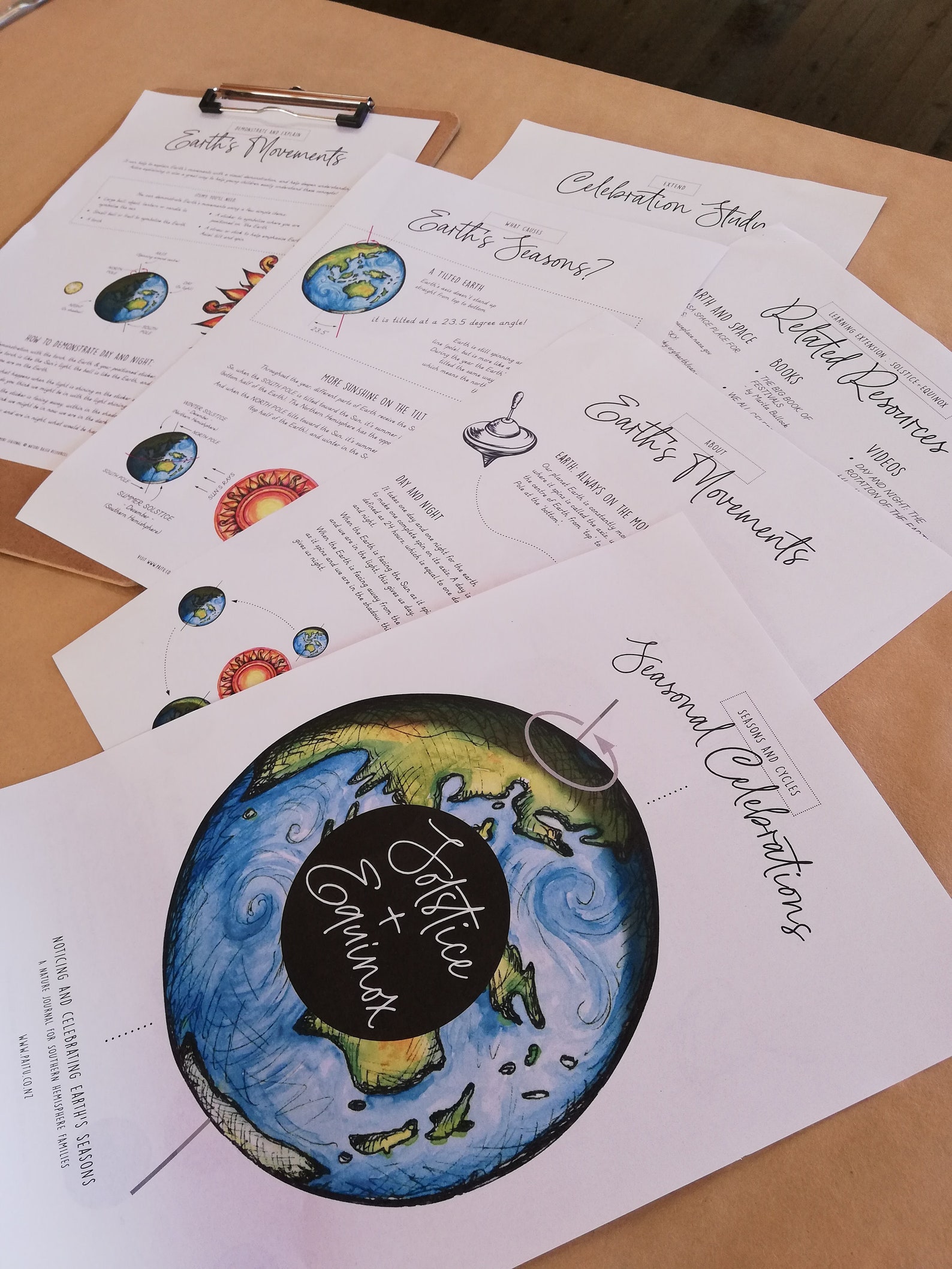 Solstice + Equinox – 4 Seasons Bundle - Homeschool Printable Nature ...