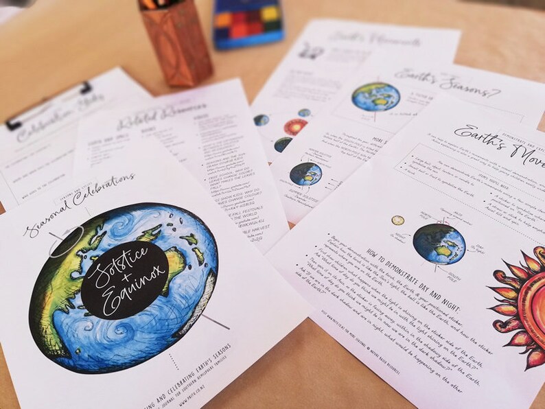 Solstice + Equinox – 4 Seasons Bundle - Homeschool Printable Nature ...