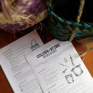 NZ Flax Weaving / Harakeke Weaving Book for Kids – Project Booklet ...