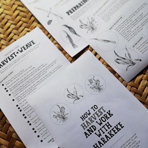 NZ Flax Weaving / Harakeke Weaving Book for Kids – Project Booklet ...