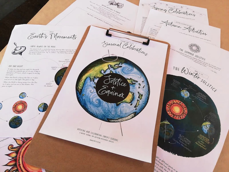 Solstice + Equinox – 4 Seasons Bundle - Homeschool Printable Nature ...