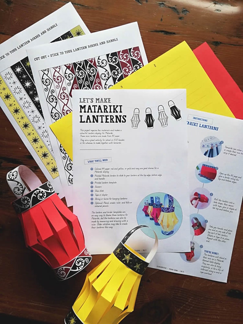 Matariki Activity Book - Crafts, Music, Games, Recipes, Posters ...